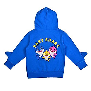 Nickelodeon Baby Shark Boys’ Hoodie for Toddlers – Blue