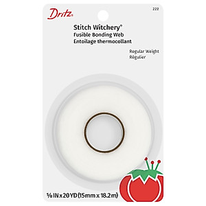STITCH WITCHERY FUSIBLE BONDING WEB WHITE REG WGHT 20YD