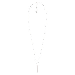 Silpada 'Minimalist' Vertical Bar Pendant Necklace in Sterling Silver, 28" + 2"