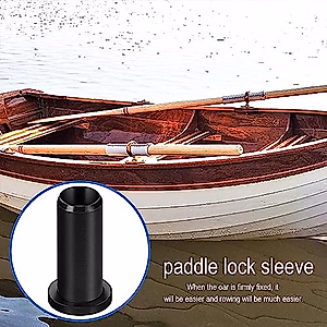 Lock Sleeve, 4-Pack/8-Pack Oar Collars Nylon Oar Sleeve For Oar Protector Durable Easy To Roll-On Oar Sleeve Boat Lock Clip Hardware Socket Boat Tool Holder Paddle Lock Sleeve Nylon Paddle Lock Socket