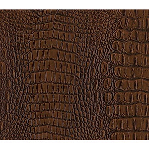 Vinyl Crocodile Crock Fake Leather Upholstery 54" Wide Sold by The Yard (Topaz)