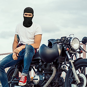 4 Pcs Balaclava Face Ski Mask : Full Face Cover Hood Shiesty Masks for Men Women Black