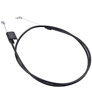 Dalom 532183567 Safety Control Cable 183567 60-109 for Poulan Sears Craftsman Husqvarna Weed Eater Engine Lawn Mower Cable Parts Cable Length: 61 1/2",Conduit Length: 54 1/2",Z Bend on Each End