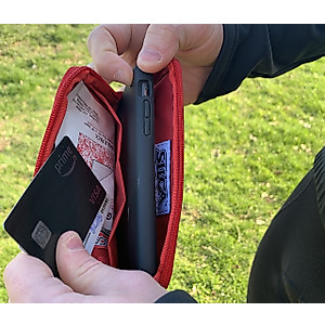 SILCA Borsa ECO | Water Resistant Travel Wallet | Jersey Pocket Wallet | Single Pocket Essentials Phone Pouch | Bike Travel Cases | Riding Wallet | Cycling Wallet