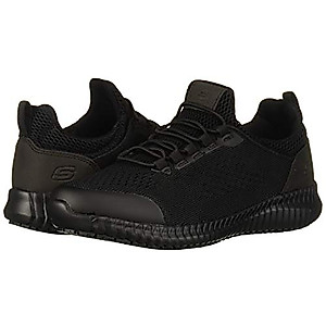 Skechers Women's Cessnock Carrboro Health Care Professional Shoe, Black, 8 W US