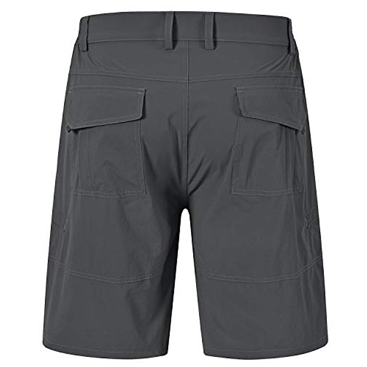 Rdruko Men's Quick Dry Hiking Cargo Shorts Lightweight Outdoor Fishing Travel Summer Shorts with 6 Zipper Pockets(Dark Grey, US 36)