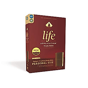 NIV, Life Application Study Bible, Third Edition, Personal Size, Leathersoft, Brown, Red Letter