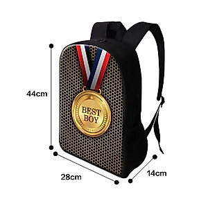 Dispalang Soccer Backpack for Children Cool Bagback Satchel Boys Daily Bag