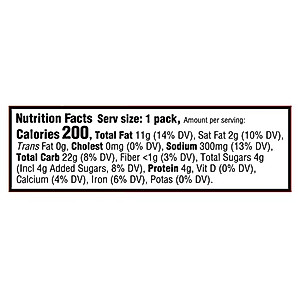 RITZ Peanut Butter Sandwich Crackers, 48 Snack Packs (6 Boxes, 8 Crackers Per Pack)