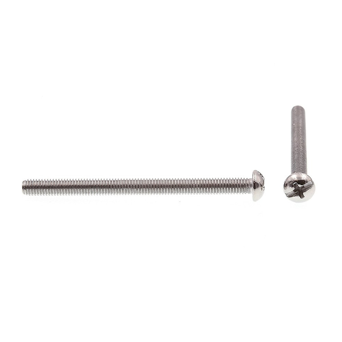 Prime-Line 9004483 Machine Screw, Round Head, Slotted/Phillips Combo, #10-32 X 2-1/2 in, Grade 18-8 Stainless Steel, Pack of 50