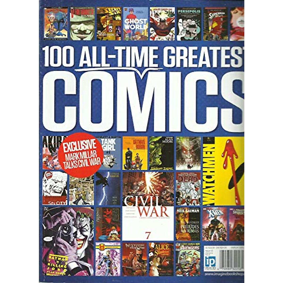 100 ALL-TIME GREATEST COMICS MAGAZINE EXCLUSIVE MARK MILLAR TALKS ISSUE, 2016