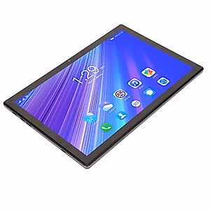 Tablet Silver Gray 10 Inch Tablet Type C Front Loading 8.0 Mega Pixels for Kids for Home (US Plug)