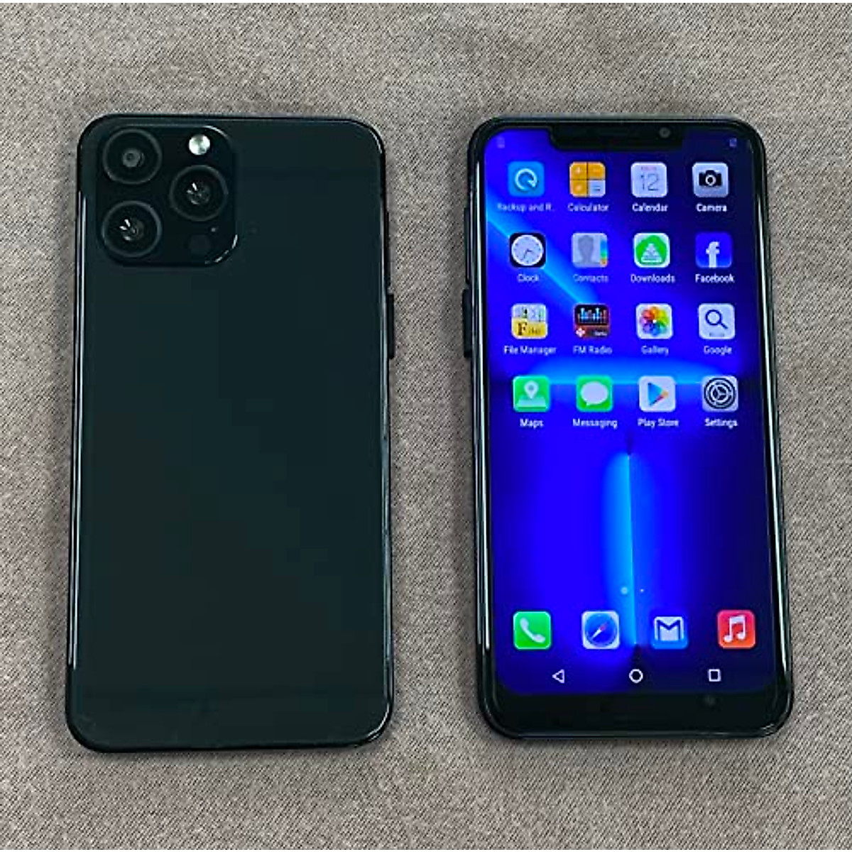 aderroo 1GB RAM 16GB ROM, S22U Android Smartphone, 6.11-inch Screen, Only SIM Cards Supports 3GWCDMA：850 / 2100MHZ，Dual SIM Card，Unlocked Cell Phones（Black）