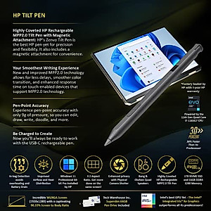 HP Spectre x360 Luxury 14T, 13.5" 3:2 WUXGA Touch, Intel i7-1165G7, 16GB RAM, 1TB SSD, Win 11 Pro, Bang&Olufsen Quad Speakers, Fingerprint, Tilt Pen, Poseidon Blue, 64GB TechWarehouse Flash Drive