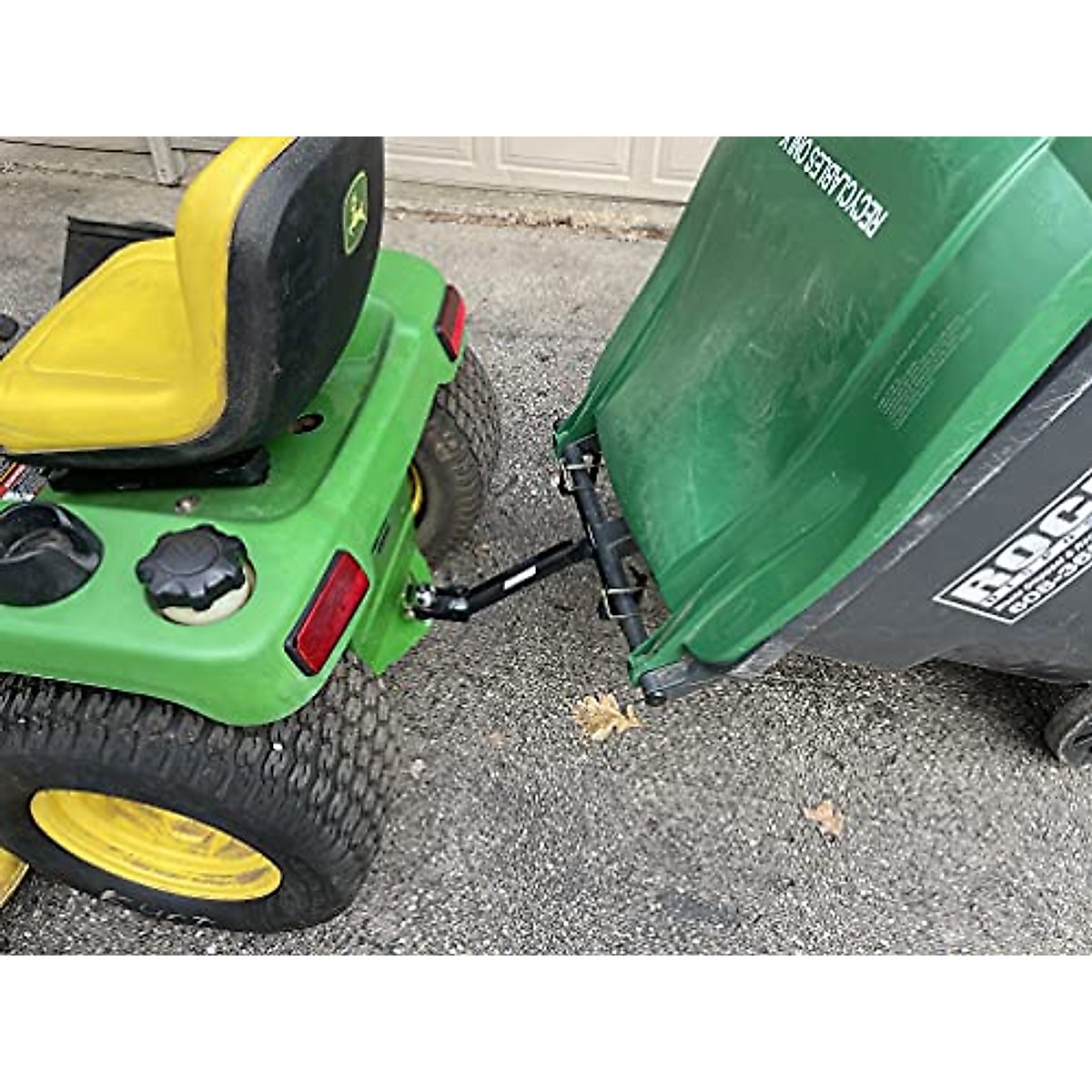 Garbage Commander UBLMT Single Can Ball or Bolt Mounted Garbage Hauling Device