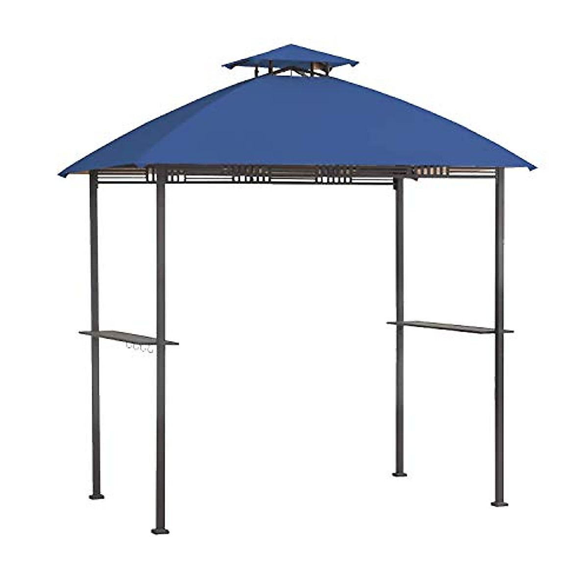 Garden Winds Replacement Canopy Top Cover for Westbrook Grill Gazebo - Riplock 350 - True Navy