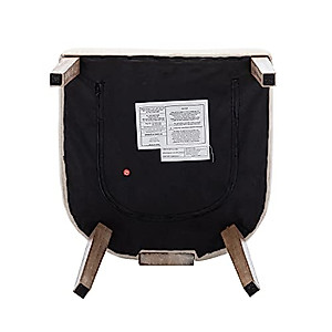 RIVOVA Farmhouse Dining Chairs Set of 2, Linen Upholstered Dining Room Chairs, Accent Parsons Chairs with Solid Wood Legs, Beige