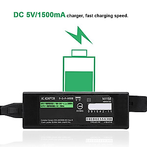 Power Adapter for PSP Fast Charging 5V/1500mA Charger for PSP (US)
