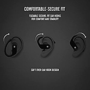 Outdoor Tech Mantas 2.0 Bluetooth Headphones Ear Buds - Wireless Earbuds, Wireless Headphones for Apple, Headphones Wireless Bluetooth - Bluetooth Earbuds