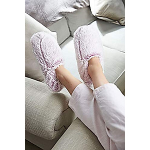Warmies Women's Low-top Slippers, Pink Marshmallow, 1 Pair (Pack of 1)