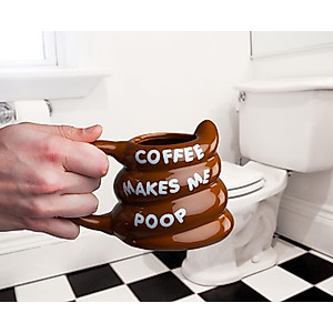 BigMouth BMMU-0024 "Coffee Makes Me Poop" Coffee Mug, 14 ounces