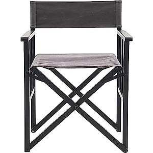 GQHNLUP Folding Beach Chair, Outdoor Camping Chair Modern Comfortable Leisure Folding Chair（Dark Grey）