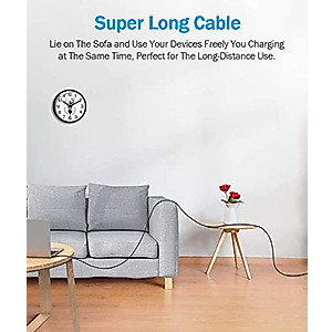 USB C Cable 10Ft for Samsung S20/S21/S22/S23 Ultra,60W 2Pack Type C Charger Fast Charging Compatible with Galaxy S20+/S21+/S22+/A70/A71/A72,Note 20 ipad 2020/pro