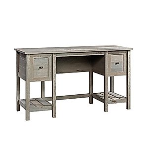 Sauder Cottage Road Desk, L: 53.94" x W: 19.45" x H: 29.76", Mystic Oak Finish
