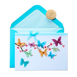 Papyrus Blank Card (Cherry Blossom)