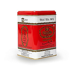 Number-One Brand Original Thai Tea Mix Red Label, 4g x 50 Tea Bags