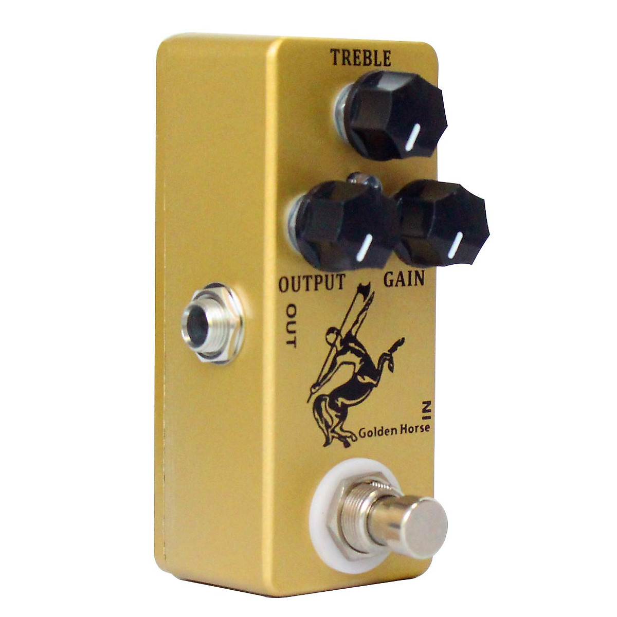 YMUZE Moskyaudio Golden Horse Guitar pedal with Overdrive Function