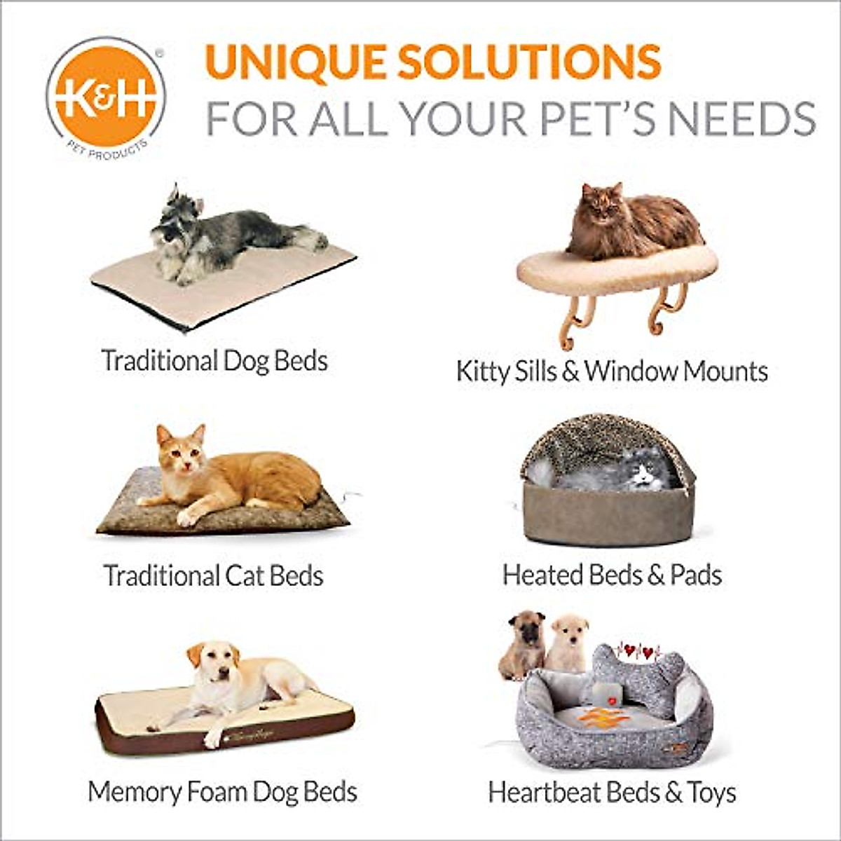 K&H Pet Products Thermo-Mod Dream Pod Heated Pet Bed Tan/Black 22" 4W