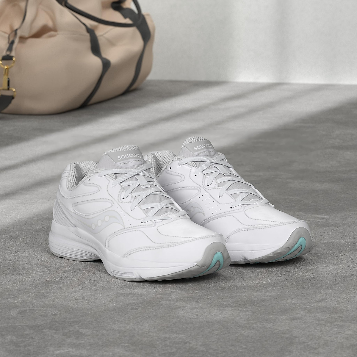 Saucony Women's Integrity Walker 3 Walking Shoes, White, 9.5