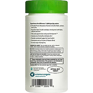 Rainbow Light Prenatal One Multivitamin, Folic Acid, Calcium, & Vitamin D, Gluten Free, Supports from Conception to Postnatal, Clinically Proven Absorption, 150 Tablets