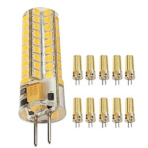Ukey U G4 LED Bulb 5Watt led halogen replacement 12V AC/DC 3000K Warm White Dimmable, led replacement for halogen bulb 50W 10Pack (5)