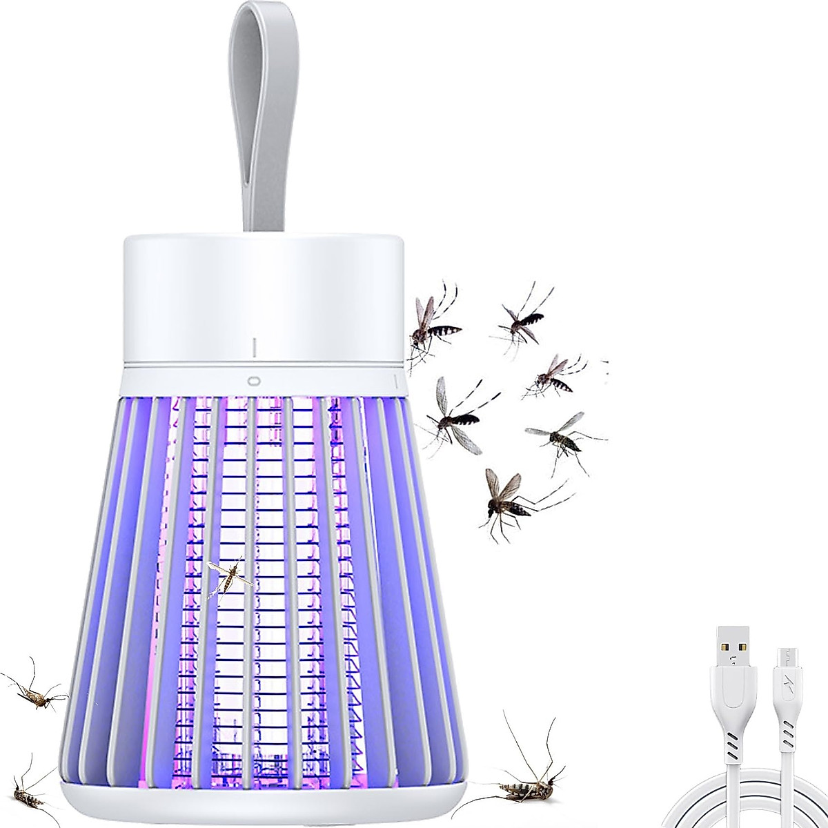 Mosquito Zapper, 2024 New BuzzBug Mosquito Killer, Zaptek Mosquitoes Zapper, USB Charing, Great for Outdoor and Indoor (1Pcs)