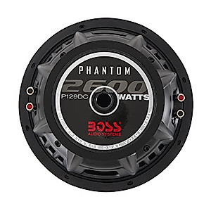 Boss Audio 12-Inch 2600-Watt Car Power Subwoofer DVC Power Sub (2 Pack) | P129DC