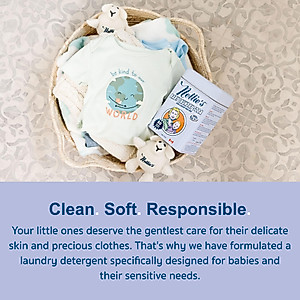 Nellie's Baby Laundry Soda - Hypoallergenic Powdered Laundry Detergent For Babies & Children - 1,110 Load