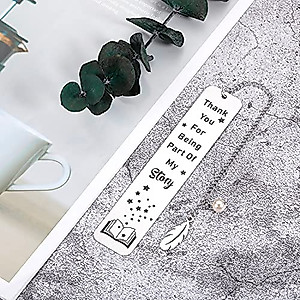 Thank You Appreciation Gift for Women Men Bookmark with Tassel for Coworker Colleague Employee Boss Christmas Day Gift for Male Female Friend Book Lover Teacher Birthday Wedding Valentines Day Present