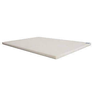 NoTrax 12" x 18" x 0.75" Sani-Tuff T45 Natural Rubber Cutting Board, Non-Skid Professional-Grade, Made in USA, T45S3012BF