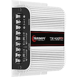 Taramps TS400X4 Full Range 2 Ohm 4 Channel 400W Class D Car Audio Amplifier
