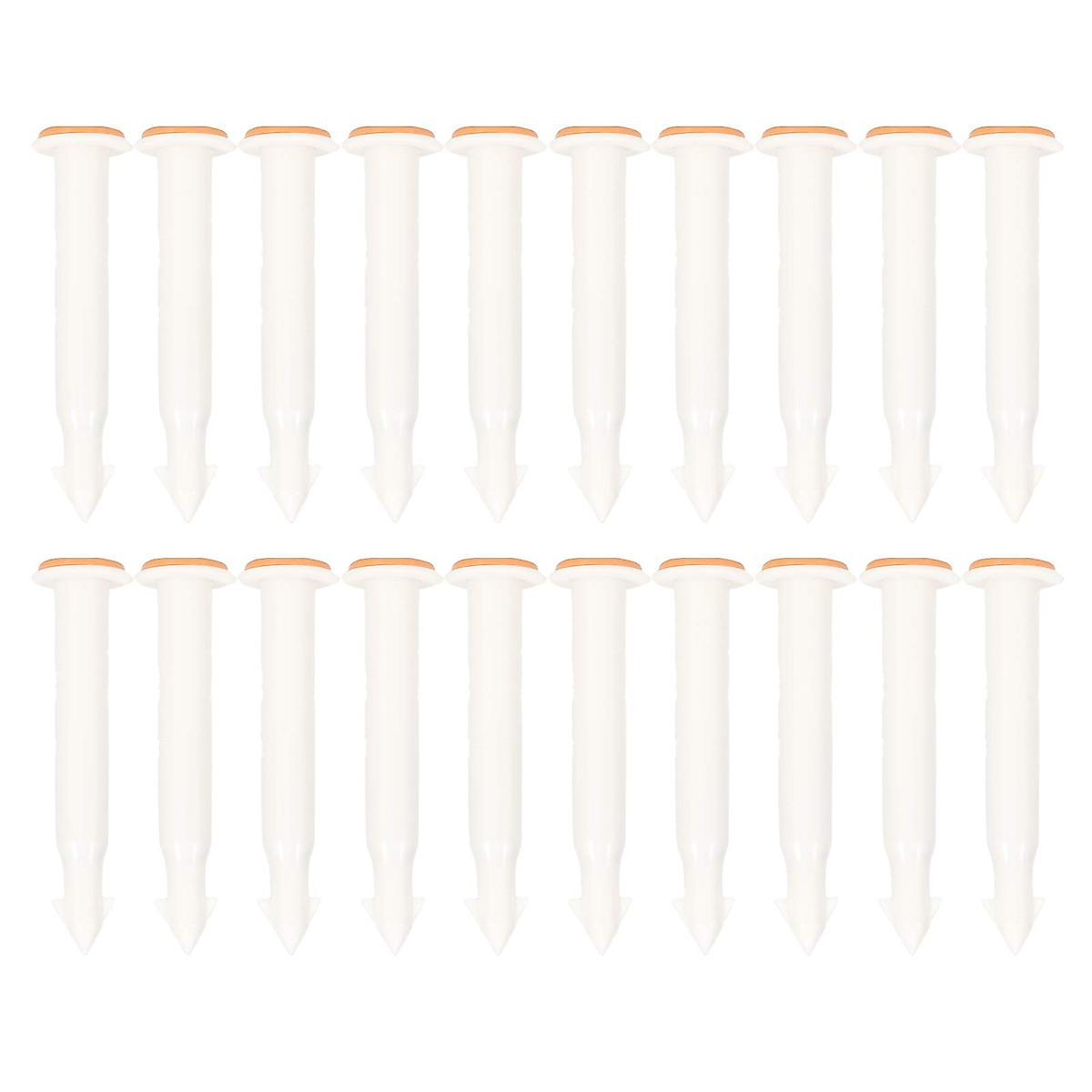 Qiilu Poultry Thermometer 20Pcs Poultry Roasted Chicken Thermometer Disposable Popping Up Temperature Meter for Cooking