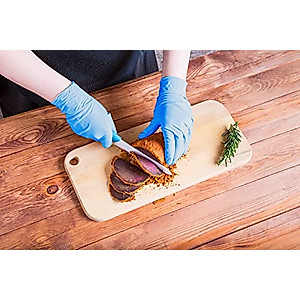 Cranberry USA CR3276 RevoSoft Nitrile Powder Free Exam Gloves, Disposable, 2.8 mil, Blue, Small (Pack of 300)