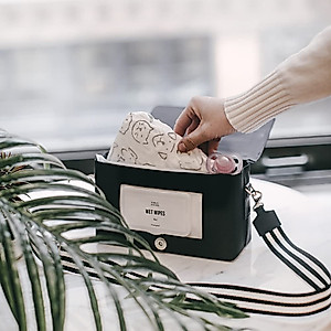 Crossbody Diaper Change Kit - Micro Diaper Bag (Black)