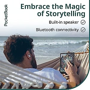 PocketBook InkPad Color 2 E-Book Reader | Enhanced 7.8'' Color E-Paper E-Ink Screen | Eye-Friendly E-Reader for Comics | SMARTlight | Audiobooks & Text-to-Speech | Bluetooth® & Built-in Speaker
