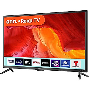 ONN 24-Inch Class HD LED Smart TV 720p Resolution, 60 Hz Refresh Rate, DLED Display, Wireless Streaming 100012590 (Renewed)