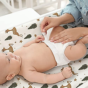 2 Pack Premium Soft Jersey Knitted Stretchy Changing Pad Cover for Baby