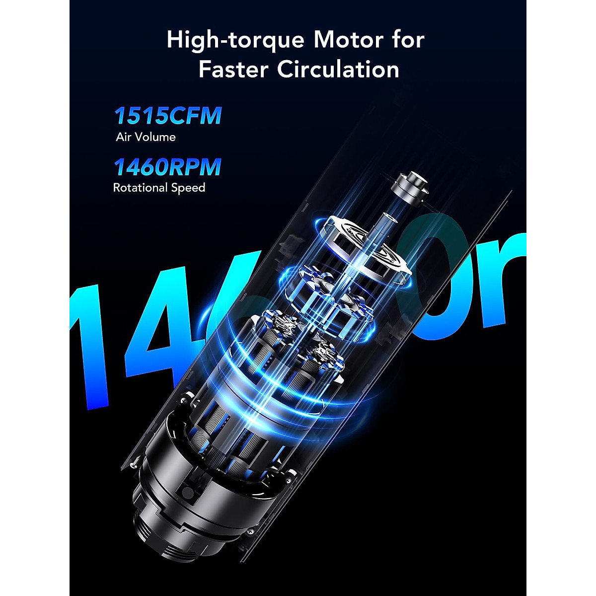 GoveeLife 42'' Tower Fan for Bedroom, Smart Floor Fans with 150° Adjustable Oscillating, APP & Voice Control, 5 Modes 12 Speeds up to 26ft/s, 24H Timer, 27dB Quiet Fan for Cooling Home Office Black