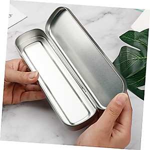 Didiseaon Small Pen Case 3pcs Box Tinplate Box Sponge Pen Student Portable Pens + Pencil