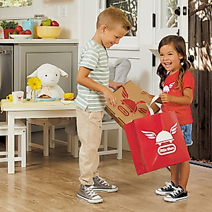 Little Tikes® First Food Delivery Set Realistic Pretend Play Toy Tacos Pizza Noodles Fast Food for Toddlers Kids Boys Girls 3+ Years Old, Multicolor (200+ Pieces)